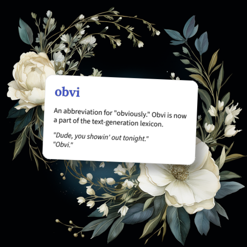 Urban Dictionary: obvi