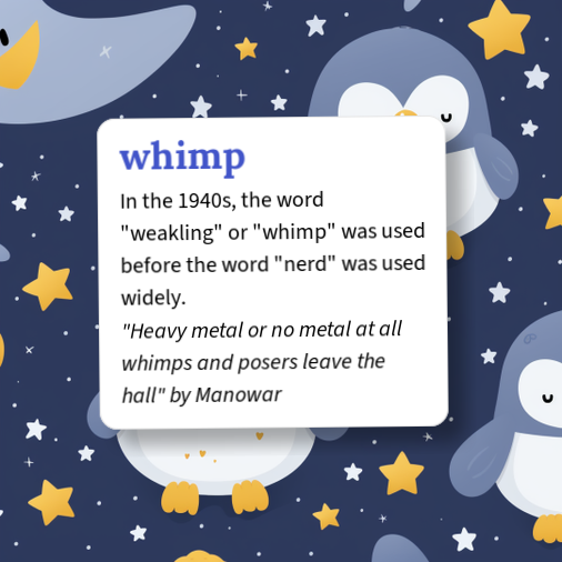 Urban Dictionary: whimp
