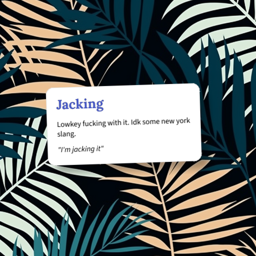 Urban Dictionary: Jacking