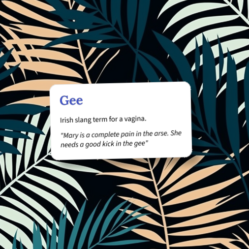 Urban Dictionary: Gee