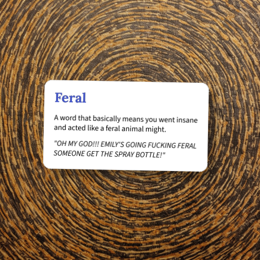 Urban Dictionary: Feral