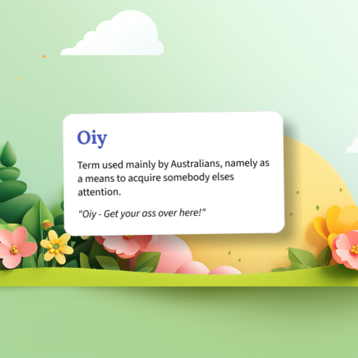 Urban Dictionary: Oiy