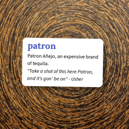 Urban Dictionary: patron