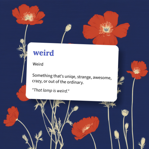 Urban Dictionary: weird