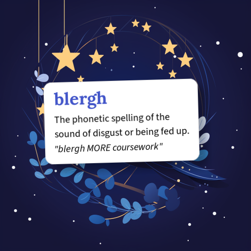 Urban Dictionary: blergh