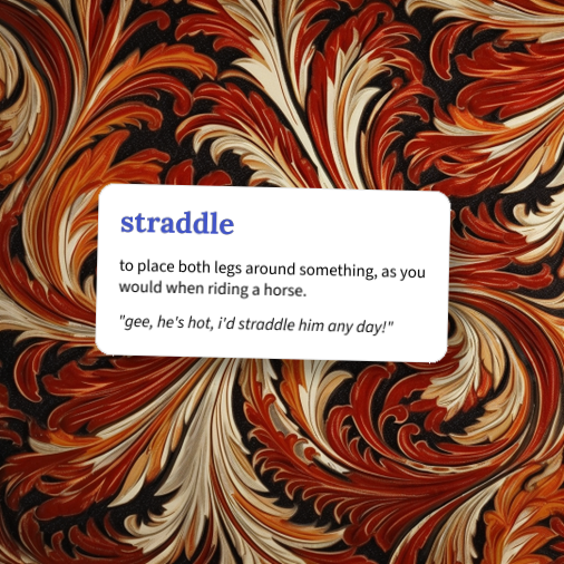 Urban Dictionary: straddle