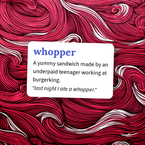 Urban Dictionary: whopper