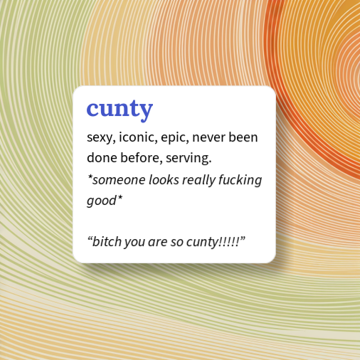 Urban Dictionary: cunty