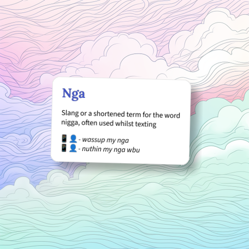Urban Dictionary: Nga
