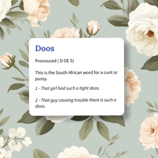 Urban Dictionary: Doos