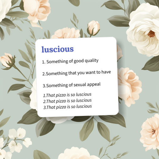 Urban Dictionary: luscious