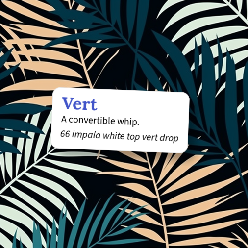 Urban Dictionary: Vert