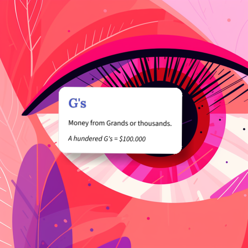 Urban Dictionary: G's