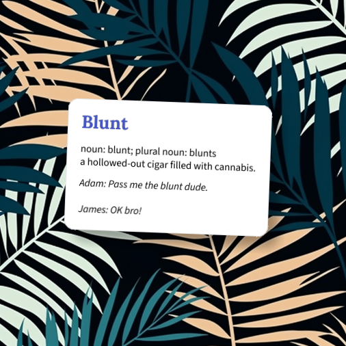 Urban Dictionary: Blunt