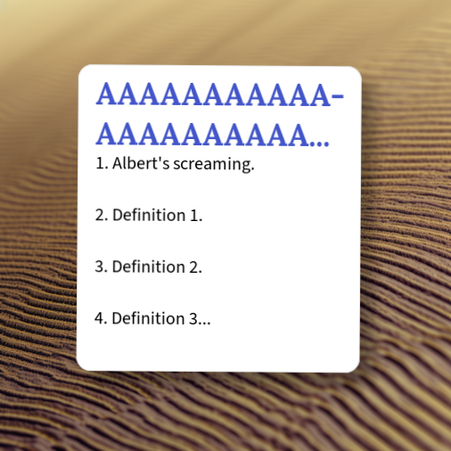 Urban Dictionary: AAAAAAAAAAAAAAAAAAAAAAAAAAAAAAAAAAAAAAAAAAA