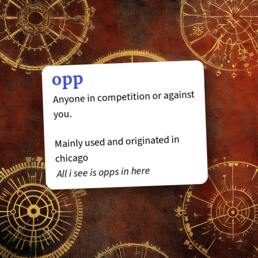Urban Dictionary: opp