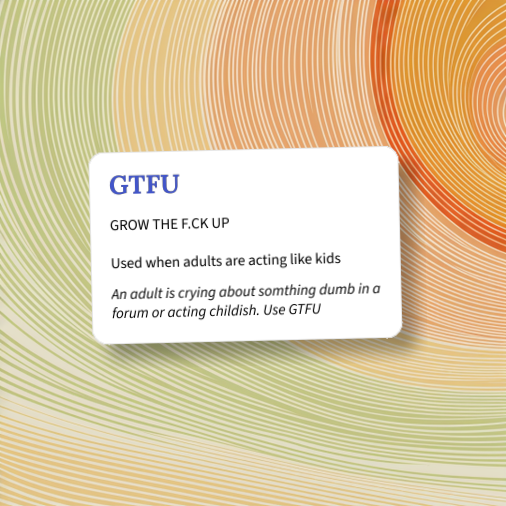 Urban Dictionary: GTFU