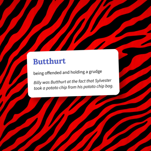 Urban Dictionary: Butthurt