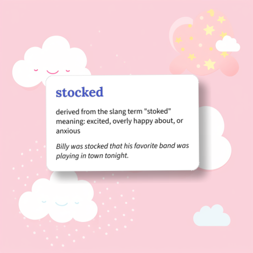 Urban Dictionary: stocked