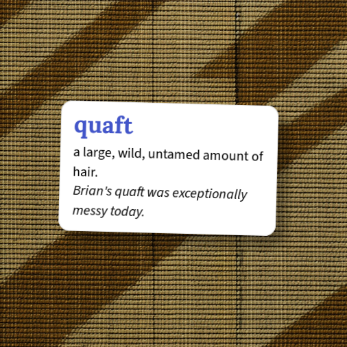 Urban Dictionary: quaft