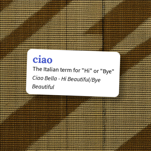 Urban Dictionary: ciao