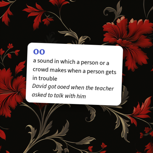 Urban Dictionary: oo