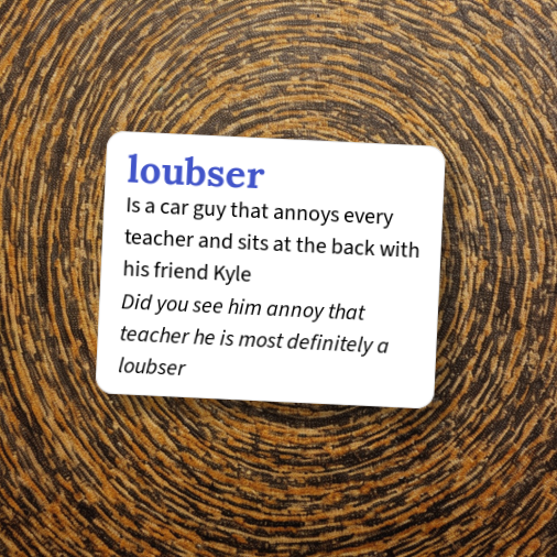 Urban Dictionary: loubser