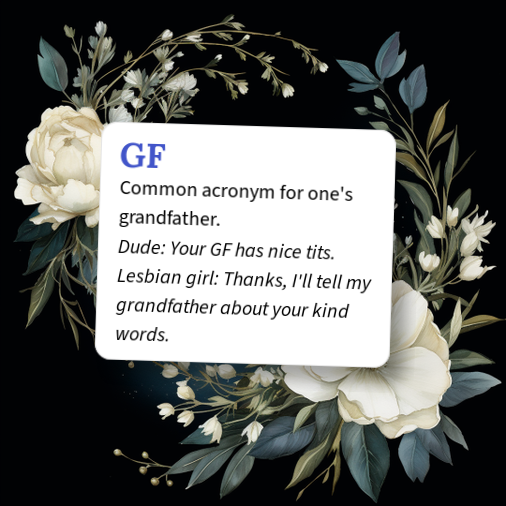 Urban Dictionary: GF