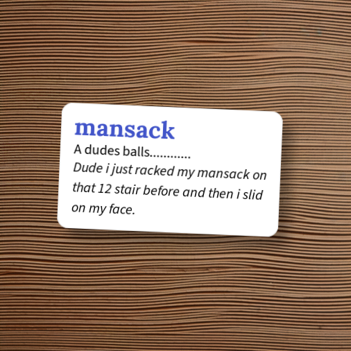 Urban Dictionary: mansack
