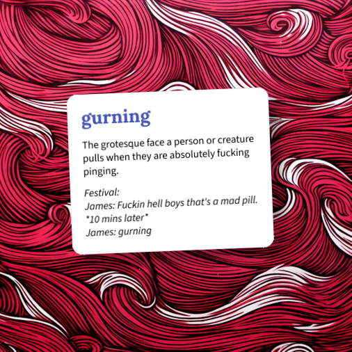 Urban Dictionary: gurning