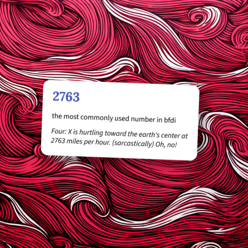 Urban Dictionary: 2763
