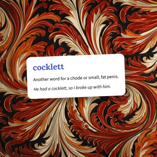 Urban Dictionary: cocklett