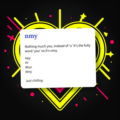 Urban Dictionary: nmy