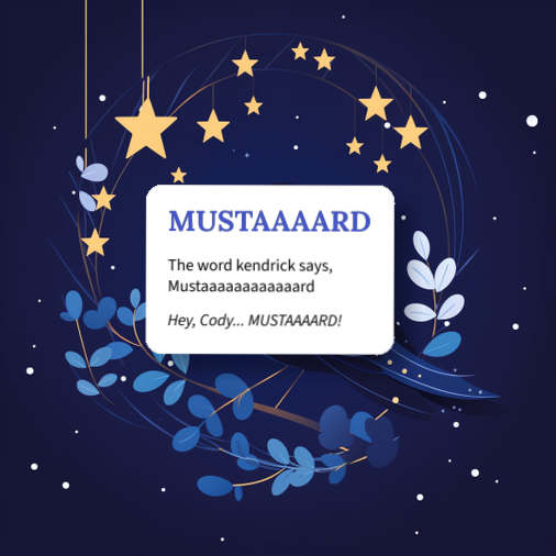 Urban Dictionary: MUSTAAAARD