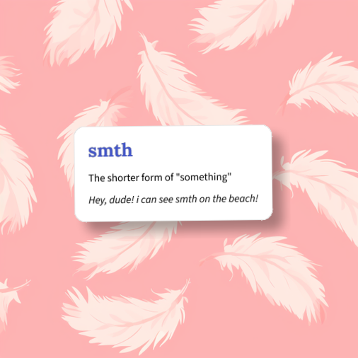 Urban Dictionary: smth