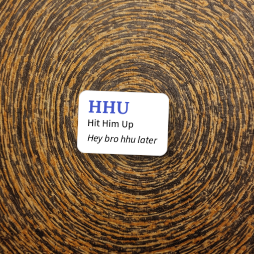 Urban Dictionary: HHU