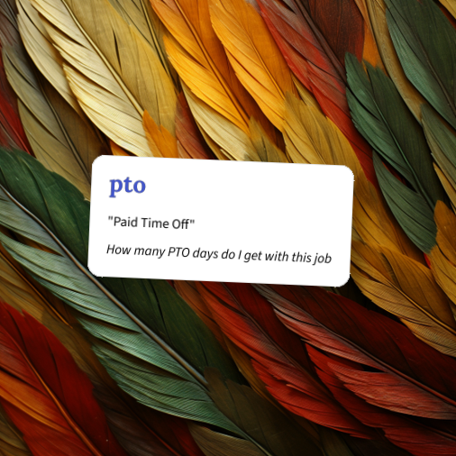 Urban Dictionary: pto