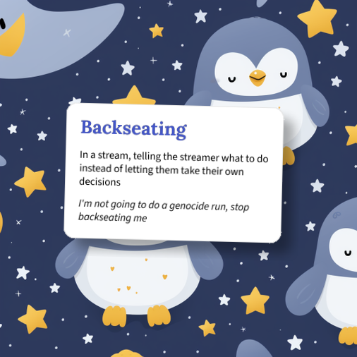 Urban Dictionary: Backseating