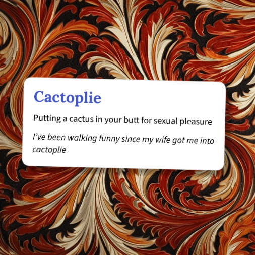 Urban Dictionary: Cactoplie