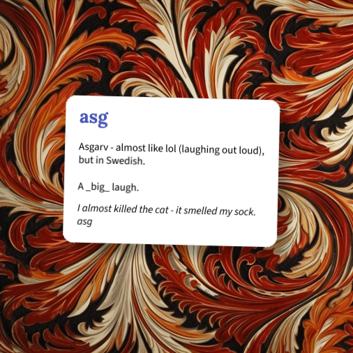 Urban Dictionary: asg
