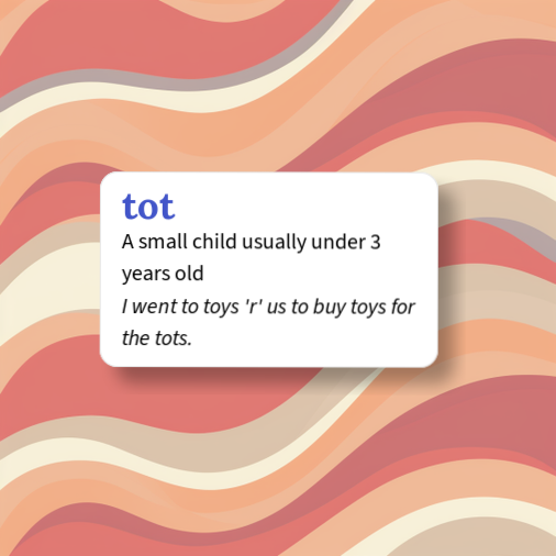 Urban Dictionary: tot