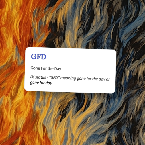 Urban Dictionary: GFD