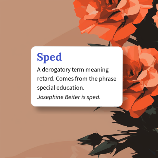 Urban Dictionary: Sped