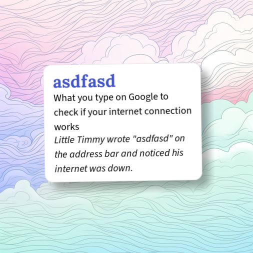 Urban Dictionary: asdfasd