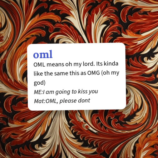 Urban Dictionary: oml