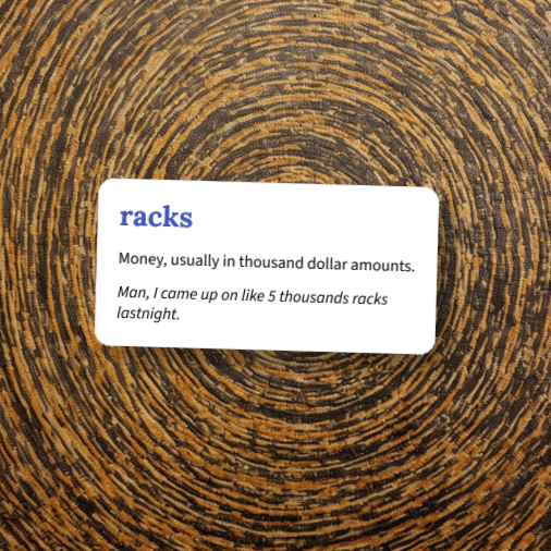 Urban Dictionary: racks