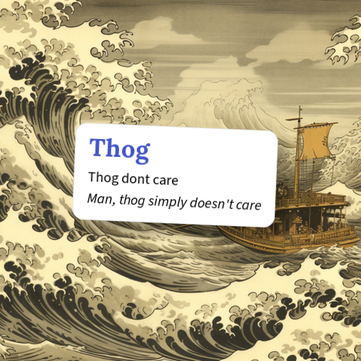 Urban Dictionary: Thog