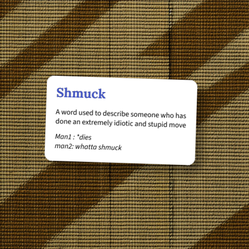 Urban Dictionary: Shmuck