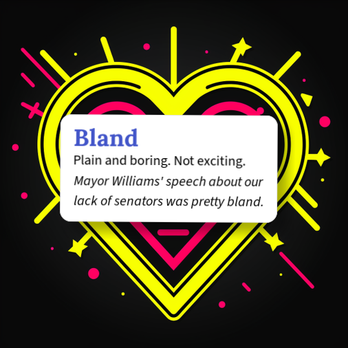 Urban Dictionary: Bland