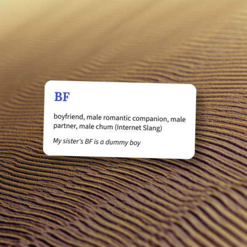 Urban Dictionary: BF